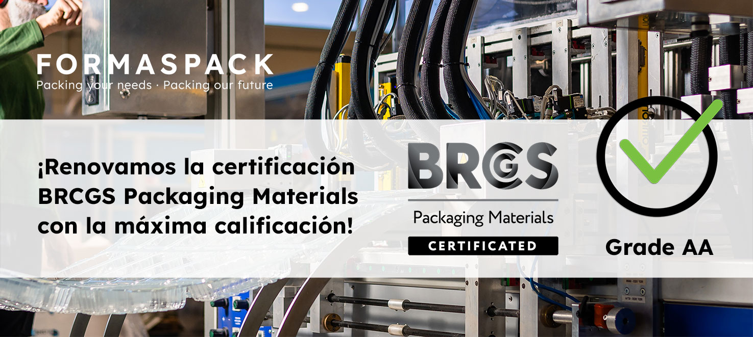 Renovamos la certificación BRCGS Packaging